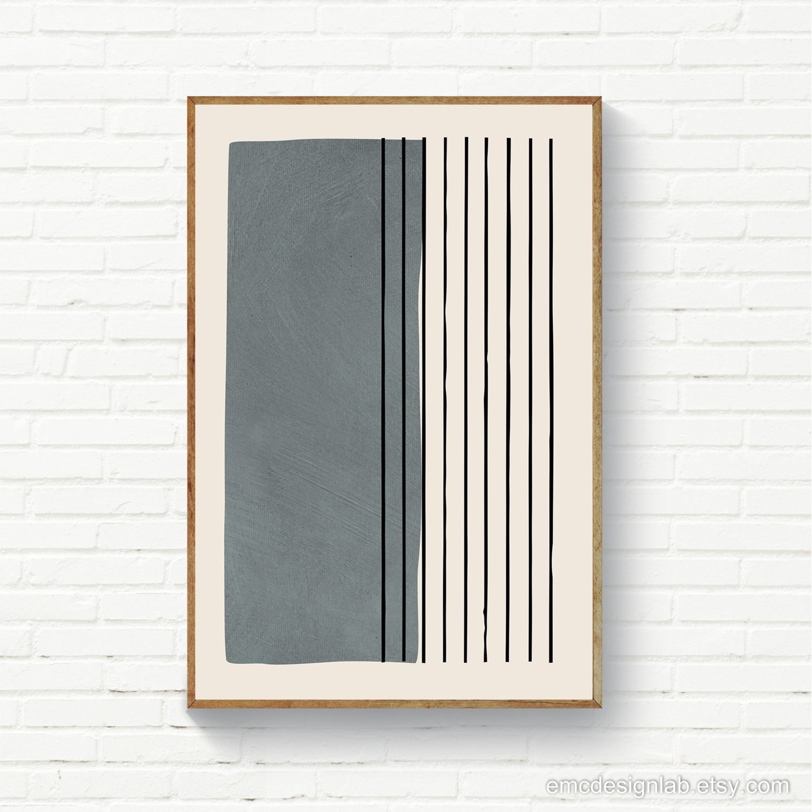 Set of 2 Mustard Wall Art Set of 2 Abstract Prints Original - Etsy