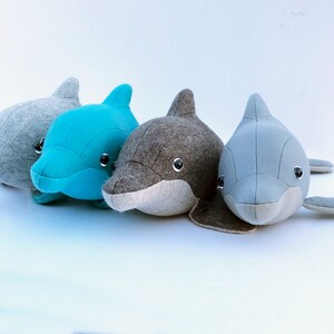 Dolphin Sewing Pattern Pdf for Instant Download. Dolphin Diy Tutorial ...