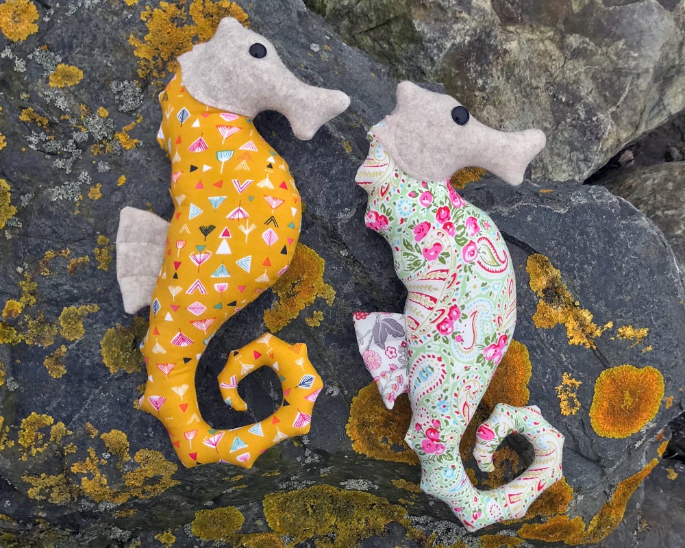 Seahorse Sewing Pattern, Pdf Pin Cushion Patterns, Beginners Sewing ...