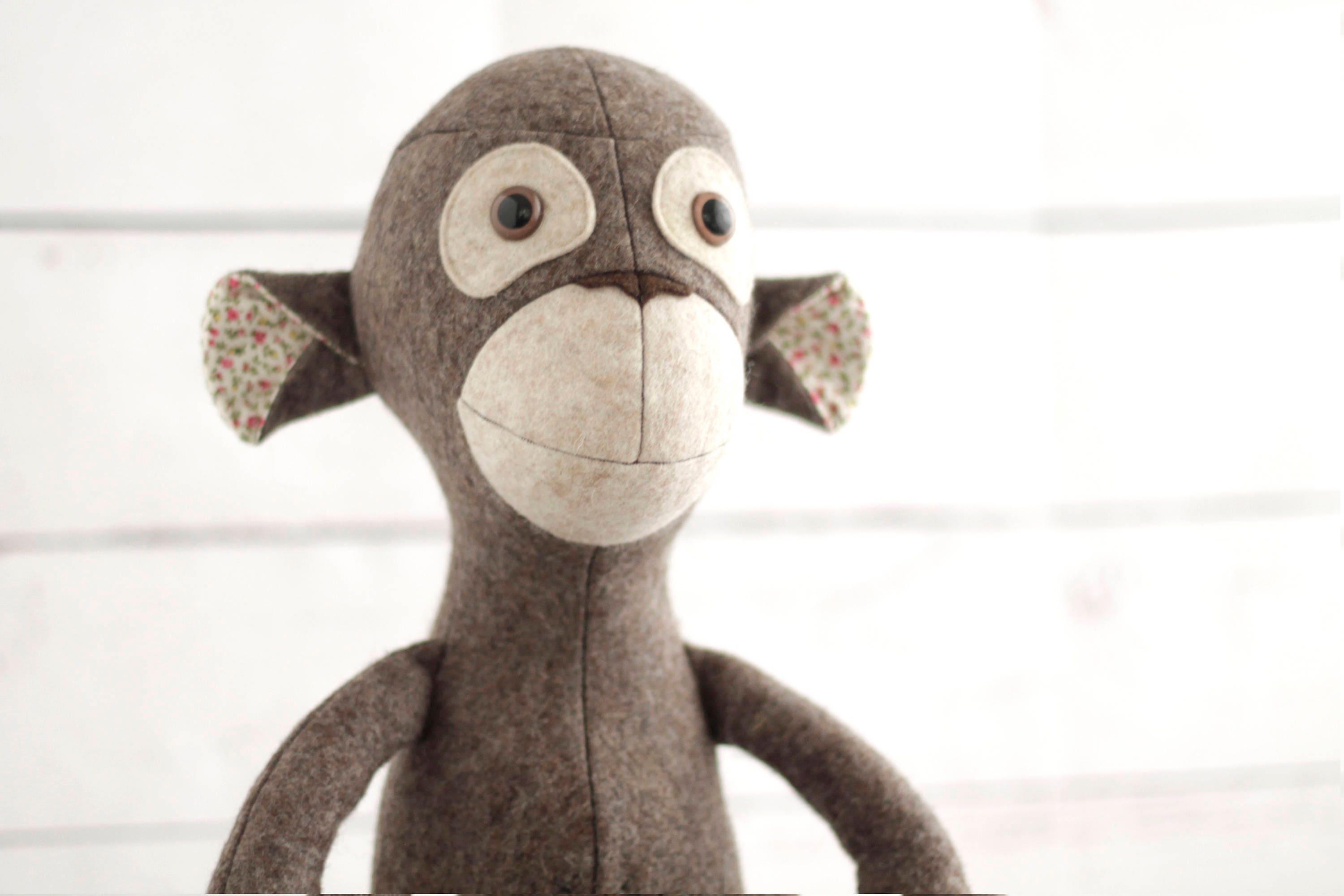 Monkey sewing pattern pdf pattern step-by-step tutorial for - Etsy México