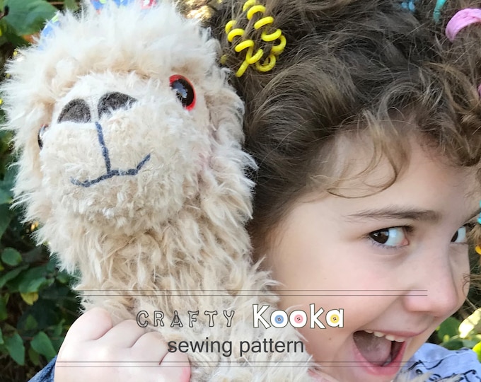 Plush Sewing Pattern PDF Alpaca Llama Stuffed Animal Tutorial With ...