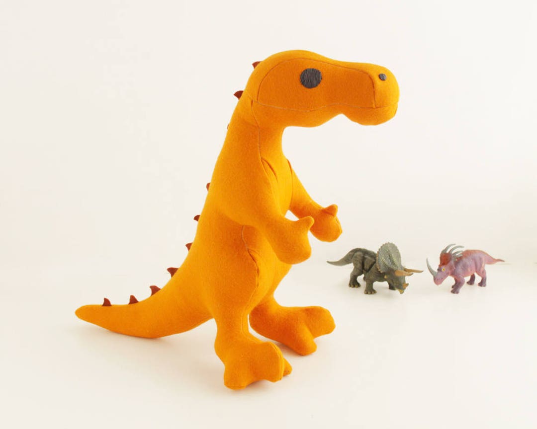 T-rex Dinosaur Plush Sewing Pattern: Stuffed Animal Soft Toy (PDF ...