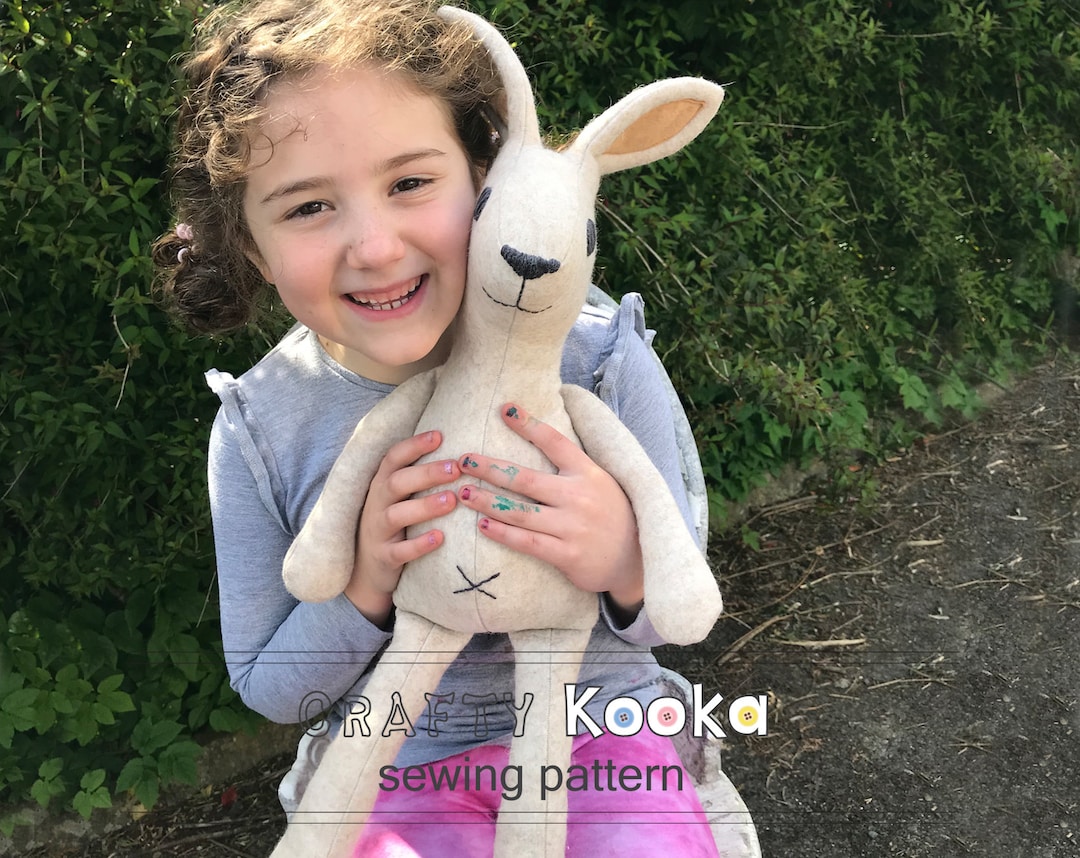 Irish Hare Plush Sewing Pattern: Bunny Rabbit Plushie (PDF Pattern) - Etsy