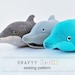 Dolphin Sewing Pattern Pdf for Instant Download. Dolphin Diy Tutorial ...