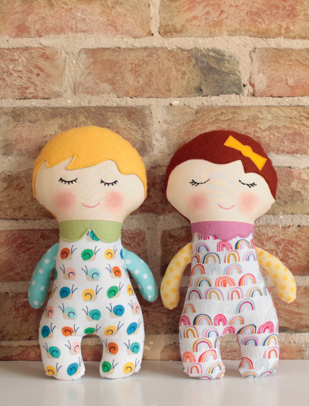 Sewing a Cute Rag Doll - Rag Doll Sewing Patterns • Craftdrawer