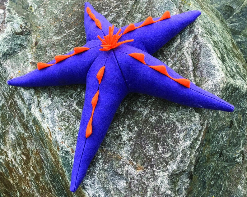 Starfish Sea Star plush sewing pattern Pin cushion patterns - Etsy México