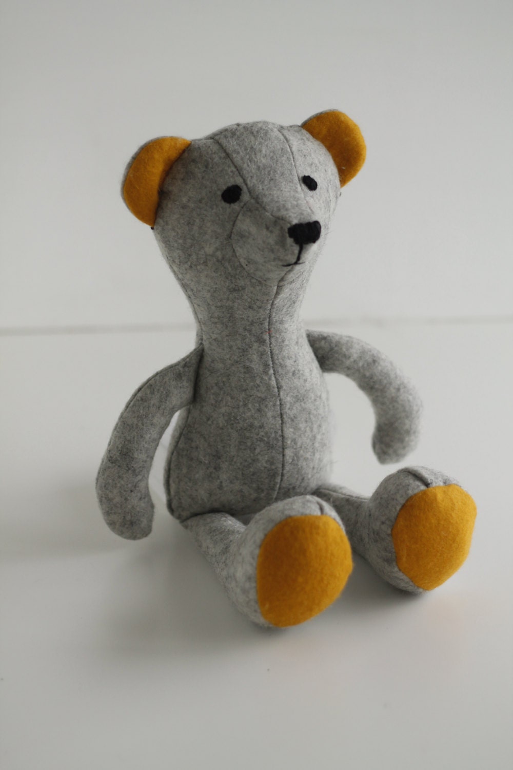 Simple Traditional Plush Teddy Bear Sewing Pattern - Etsy