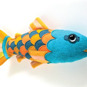 Magical Salmon - Fish Sewing Pattern - Craft Project - Instant Download ...