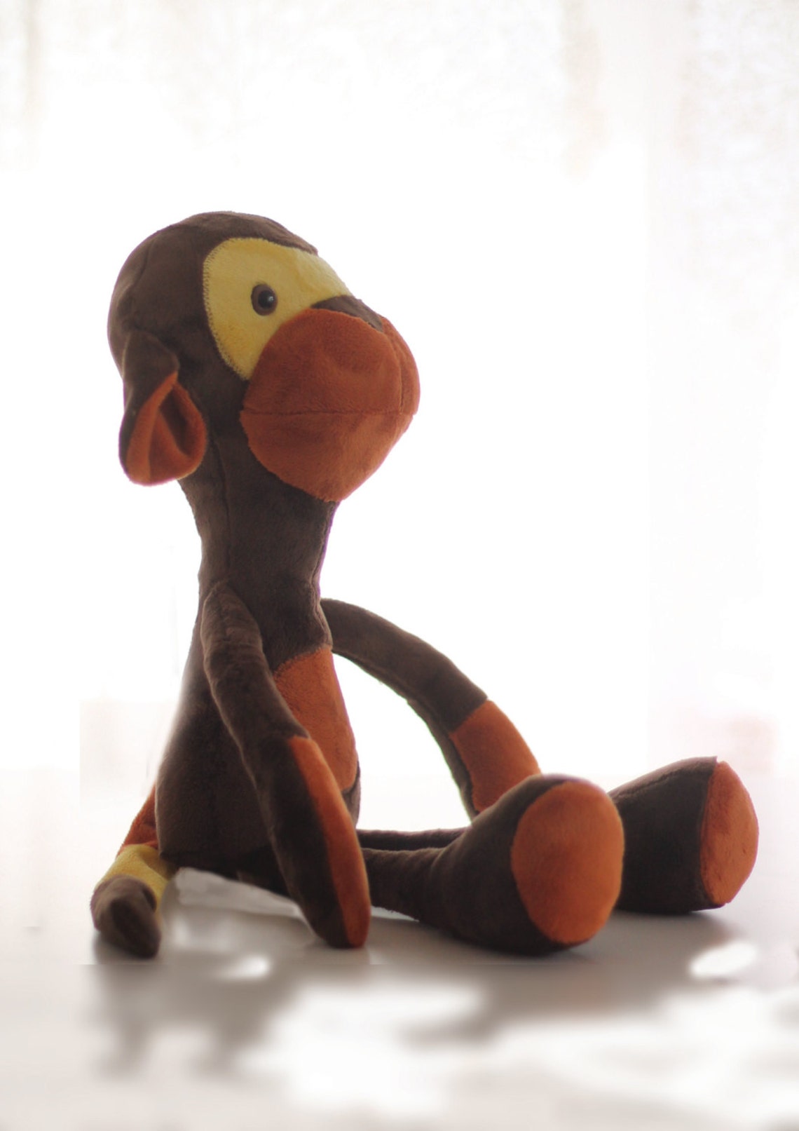 Monkey Sewing Pattern Soft Toy PDF Instant Download Sewing - Etsy
