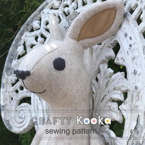 Irish Hare Sewing Pattern: Large Bunny Rabbit Plush (PDF Pattern) - Etsy