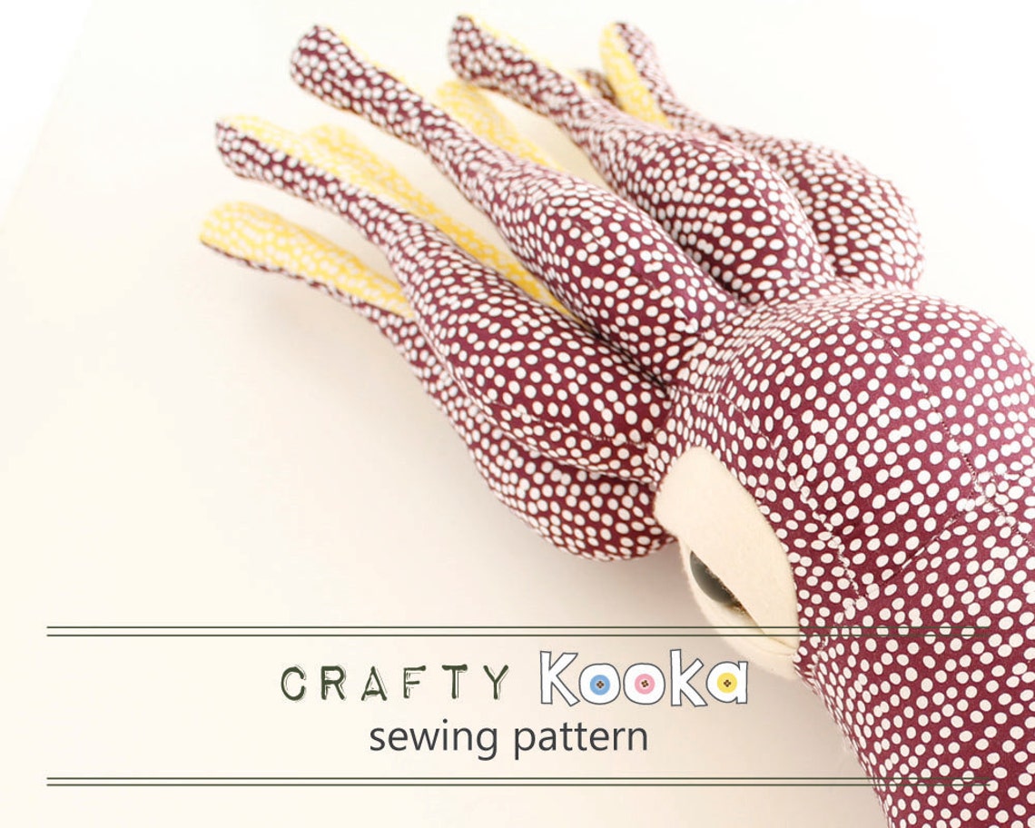 Squid Plush Stuffed Animal Sewing Pattern Pdf for Instant | Etsy