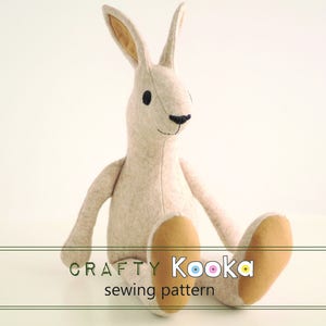 Irish Hare Sewing Pattern: Large Bunny Rabbit Plush (PDF Pattern) - Etsy