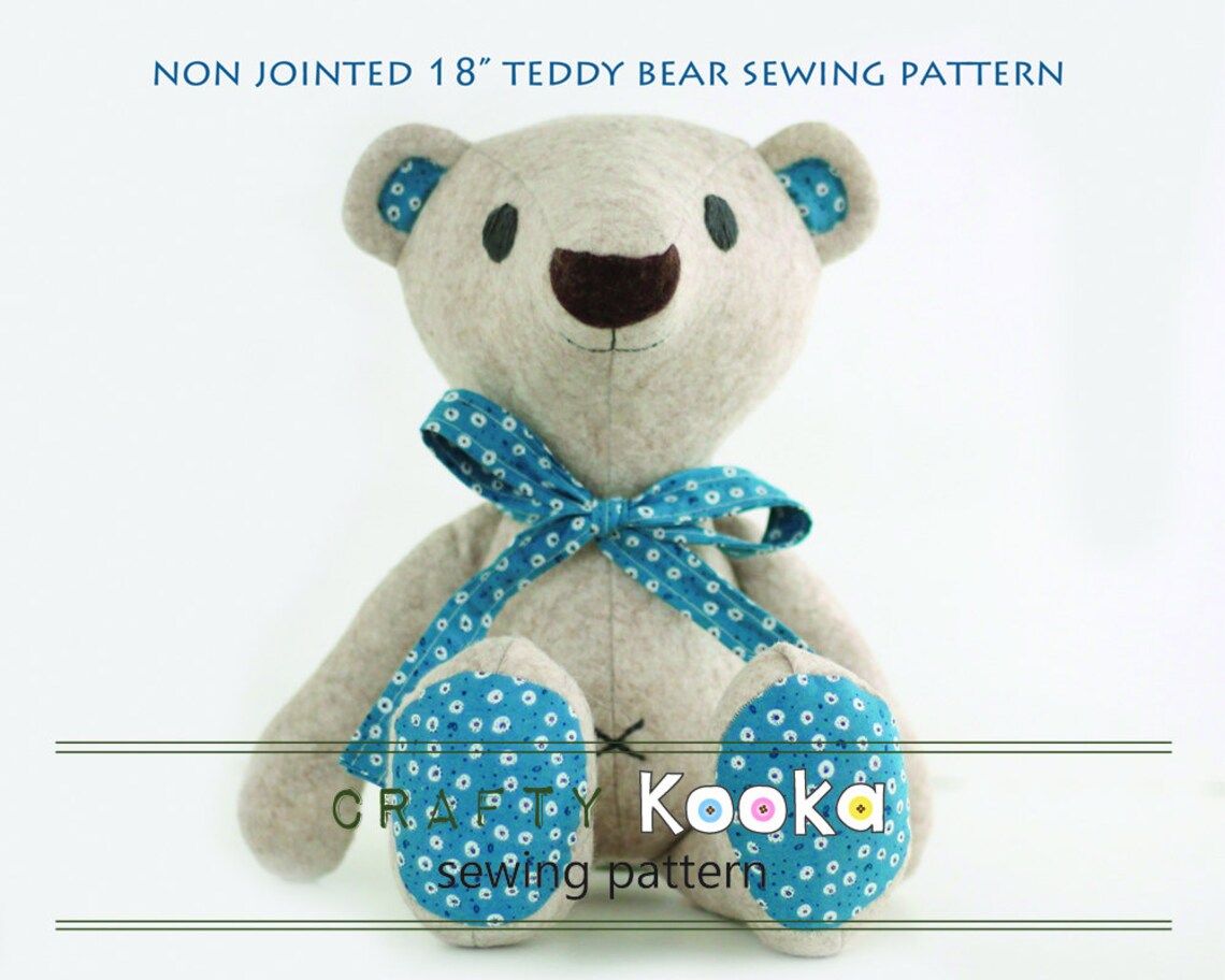 Teddy Bear Pdf Pattern Tutorial for Instant Download - Etsy