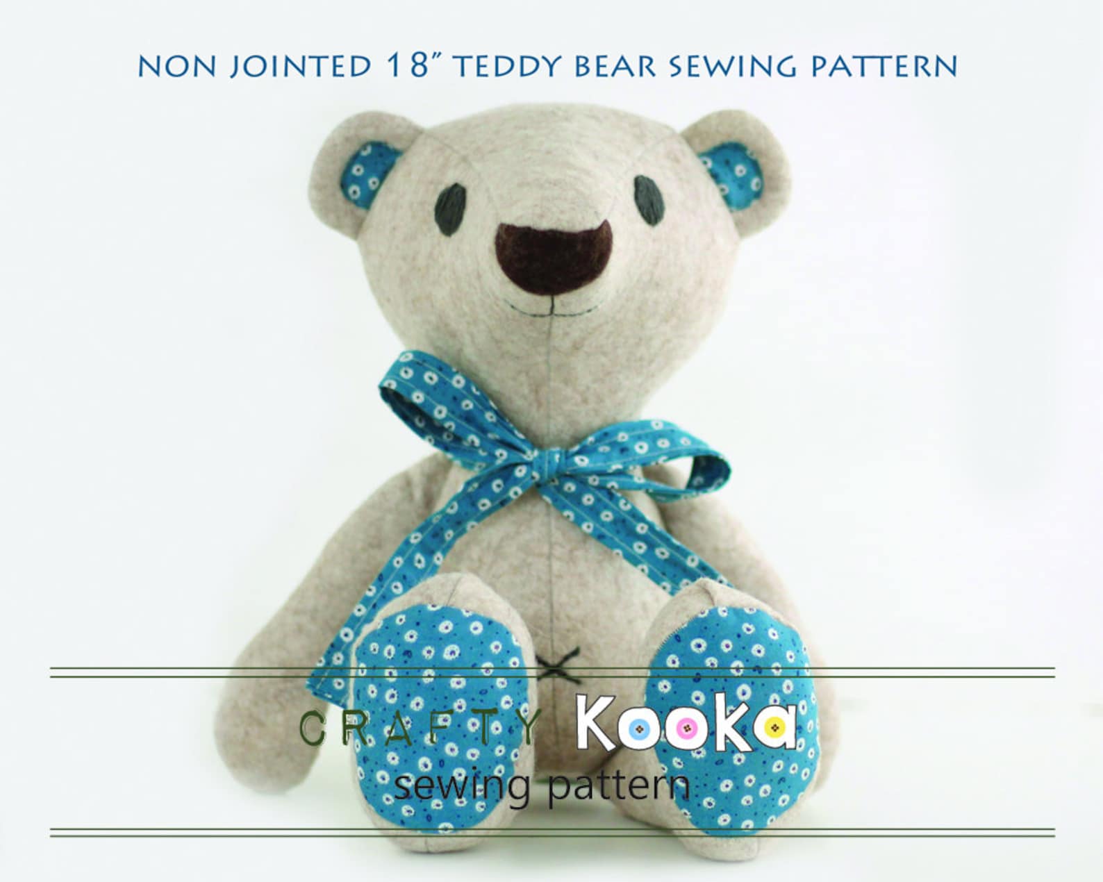 Teddy Bear Pdf Pattern Tutorial for Instant Download - Etsy