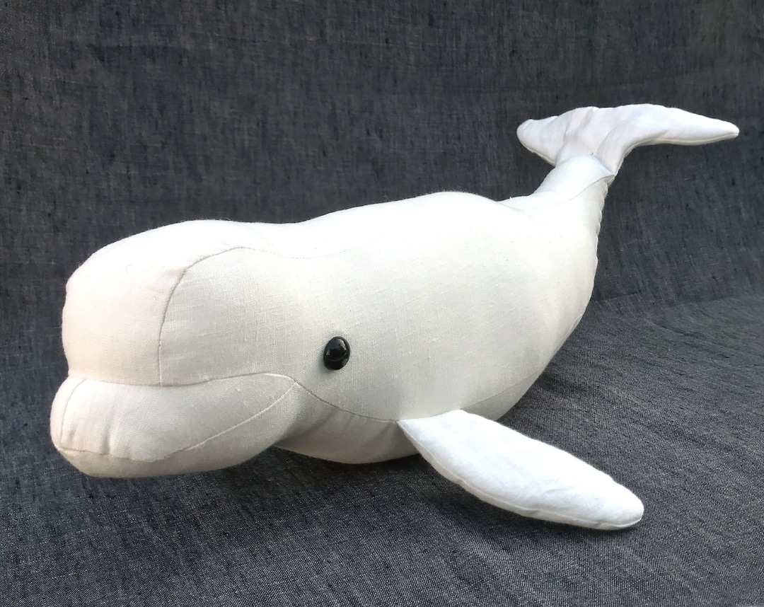 Beluga Whale Sewing Project Pattern With Beluga Pdf Toy Sewing Tutorial ...