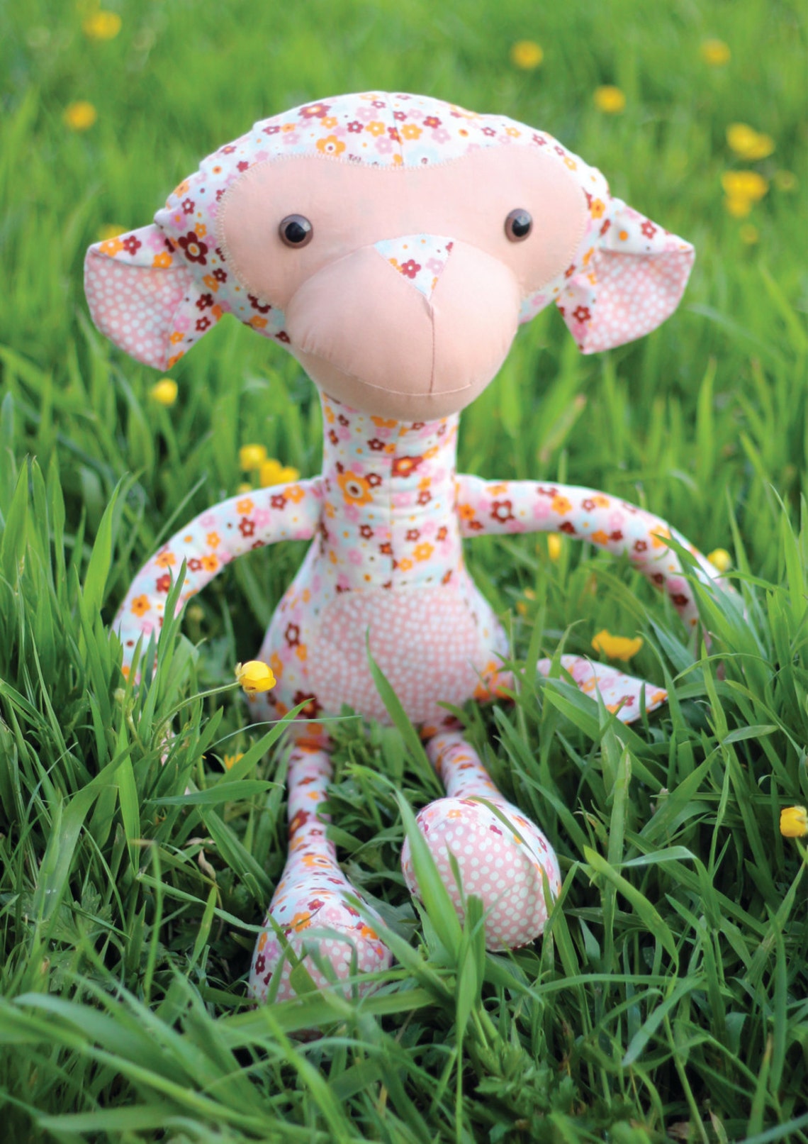 Monkey Sewing Pattern Soft Toy PDF Instant Download Sewing | Etsy