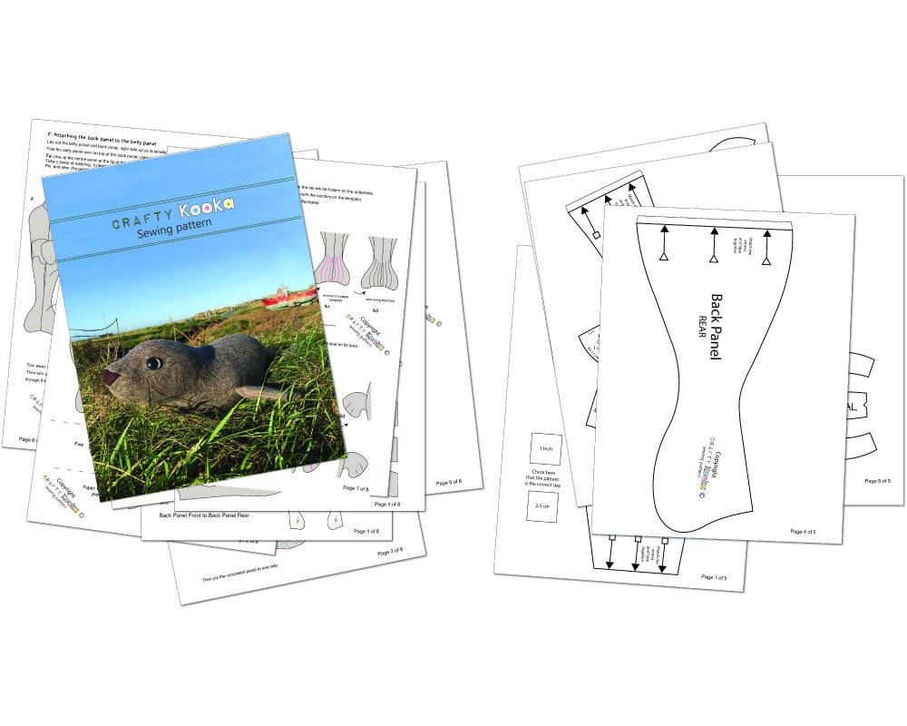 Baby Seal Pup Sewing Pattern Plush Toy Sewing Pattern Pdf - Etsy Canada