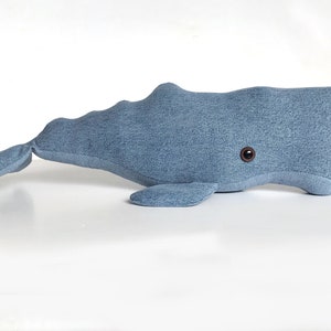 Denim Whale Plush Toy Sewing Pattern: Beginner PDF Tutorial - Etsy