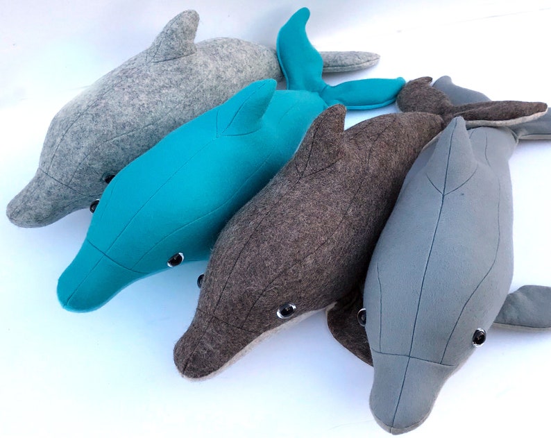 Dolphin sewing pattern pdf for instant download. Dolphin diy | Etsy