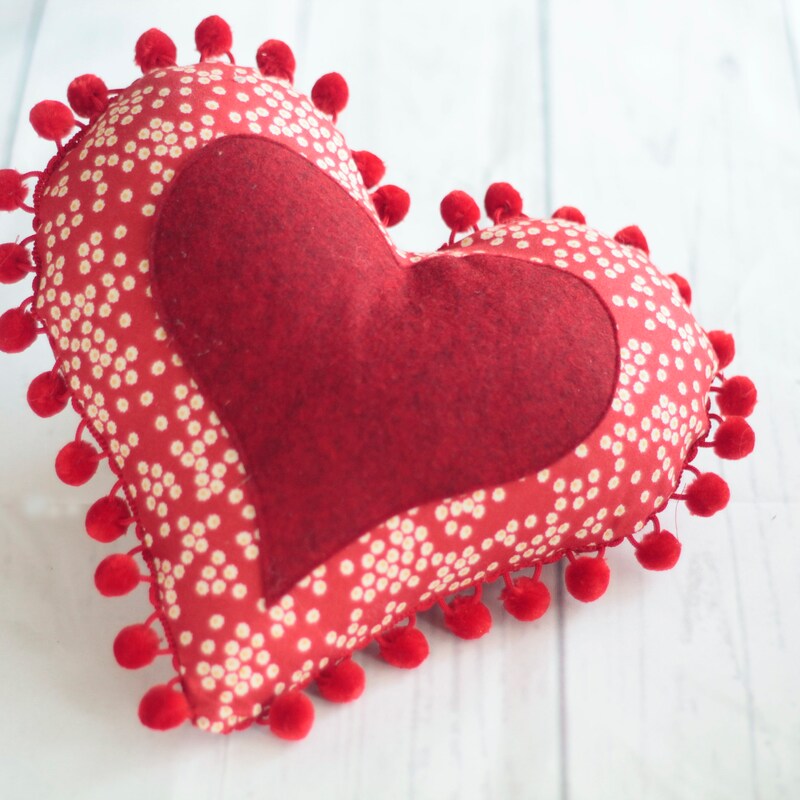 Heart Pin Cushion - Etsy