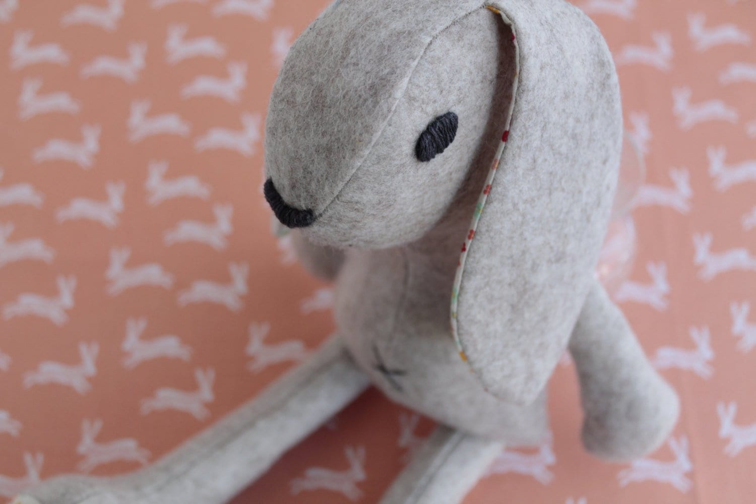 Baby Bunny Plush Sewing Pattern Toy Cloth Bunny Rabbit Pdf | Etsy