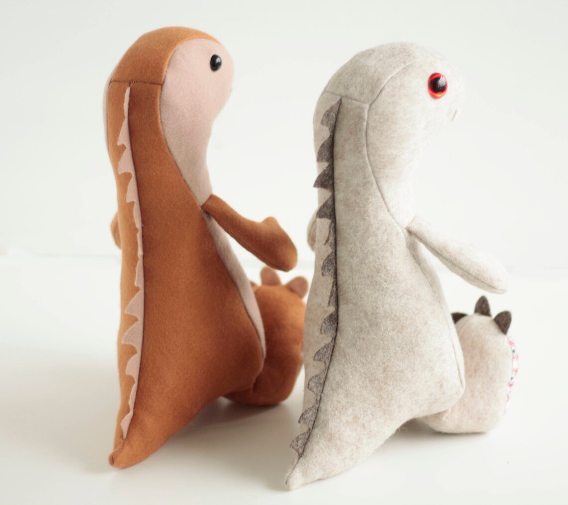 Dinosaur Sewing Pattern Pdf Pattern Step-by-step Tutorial for | Etsy