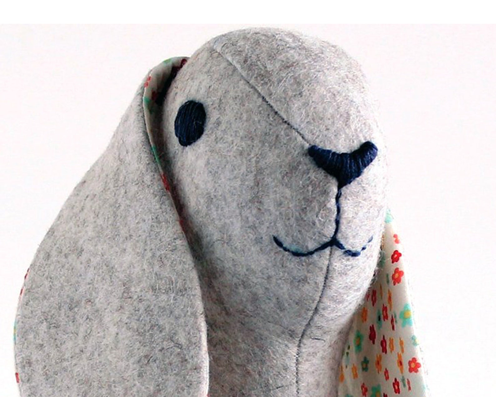 Baby Bunny Plush Sewing Pattern Toy Cloth Bunny Rabbit Pdf | Etsy