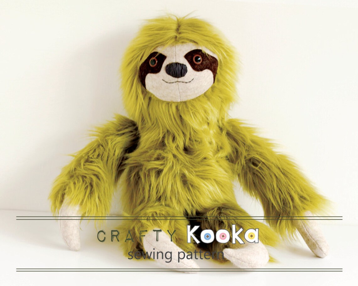 Sloth Pattern Sewing Pattern Pdf Toy Sewing Pattern Soft - Etsy