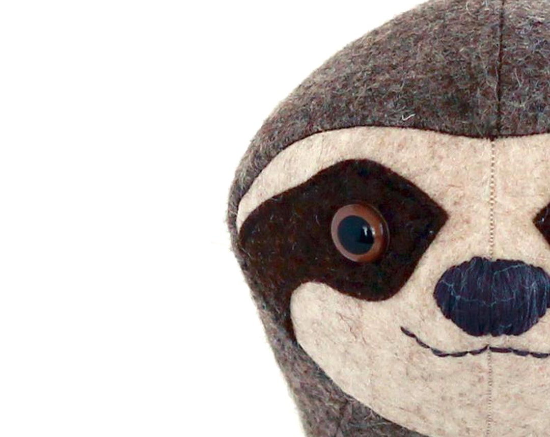 Sloth Plush Pdf Sewing Pattern. Detailed Downloadable Ebook Pattern and ...