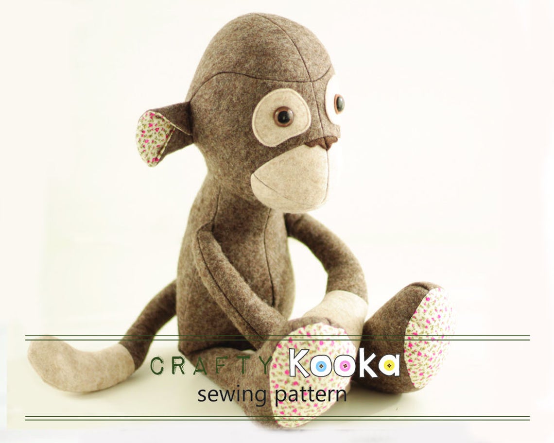 Stuffed Toy Sewing Pattern Pdf Step-by-step Sewing - Etsy