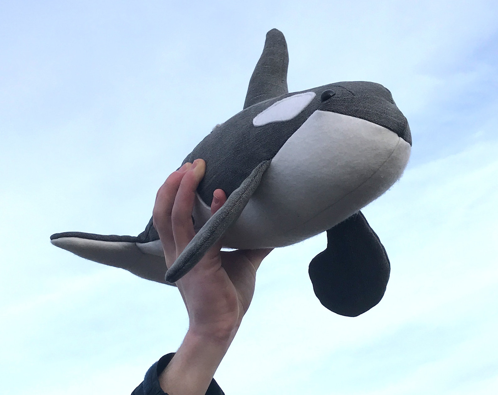 Orca Plush Toy Sewing Pattern Pdf With Appliqué Detailing. | Etsy