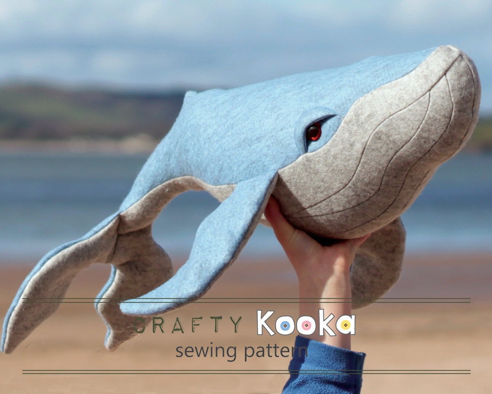 Whale Plush Sewing Pattern Whale Toy Pattern Whale Pdf | Etsy