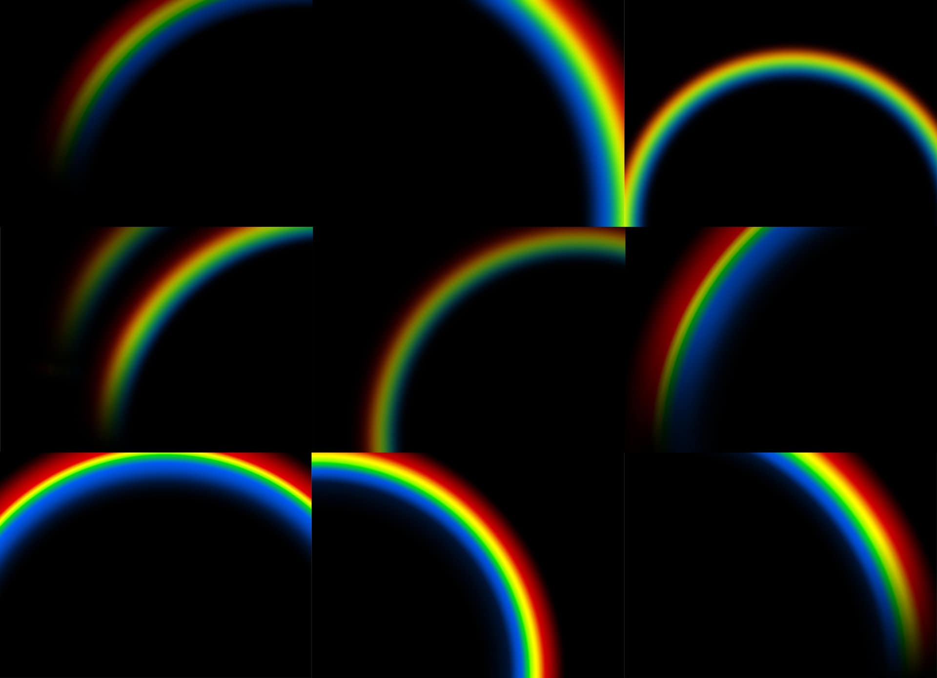 Rainbow Overlays 10 Rainbow Photo Overlays Photography | Etsy