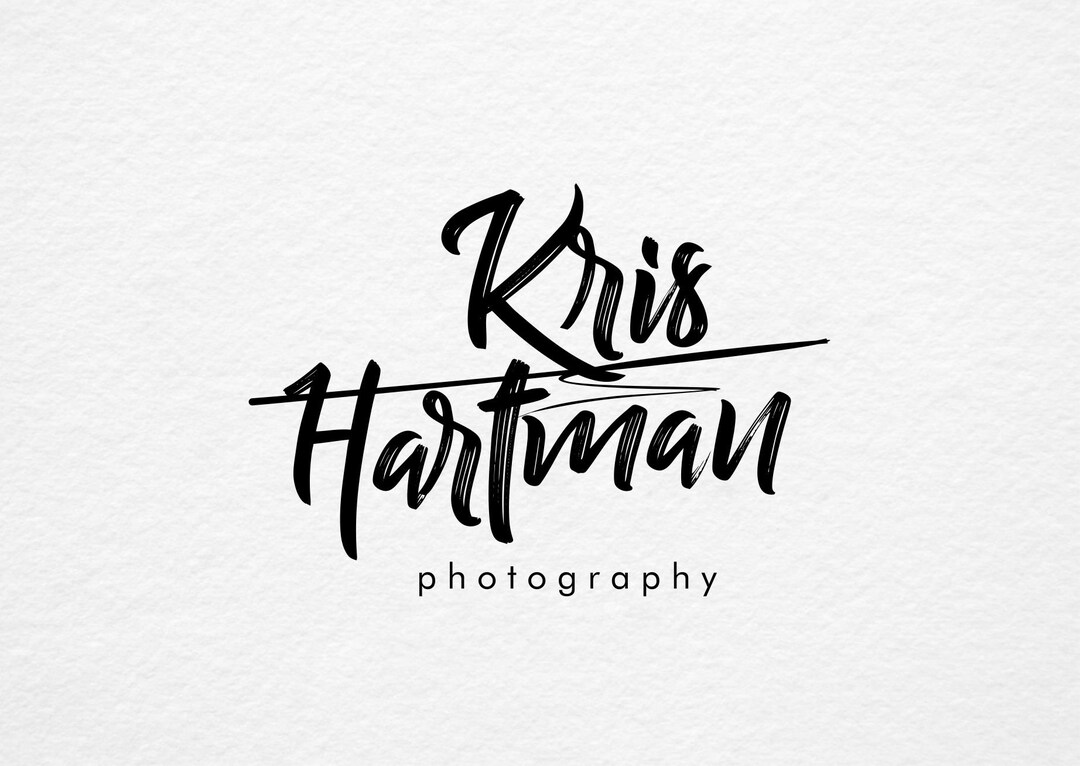 Text Logo Calligraphy Logo Photography Logo Logo Design - Etsy