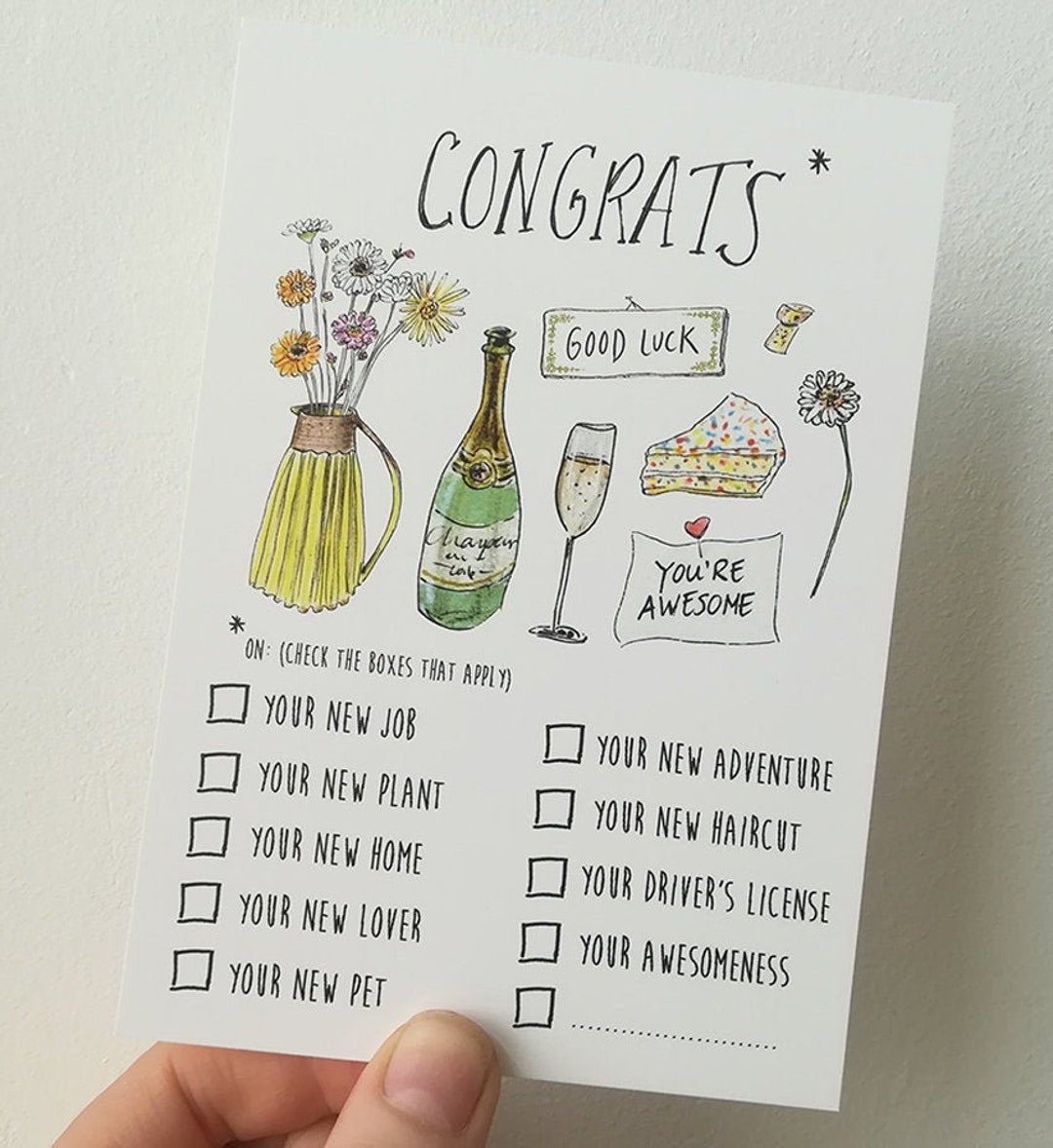 Personalised Congratulations Card, Good Luck, You've Got This, New Job ...