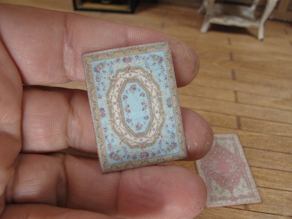 dollhouse miniature abusson rugs Miniature 14 1:48 48th 148 Quarter ...