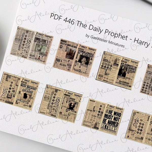 Daily Prophet Template - Etsy
