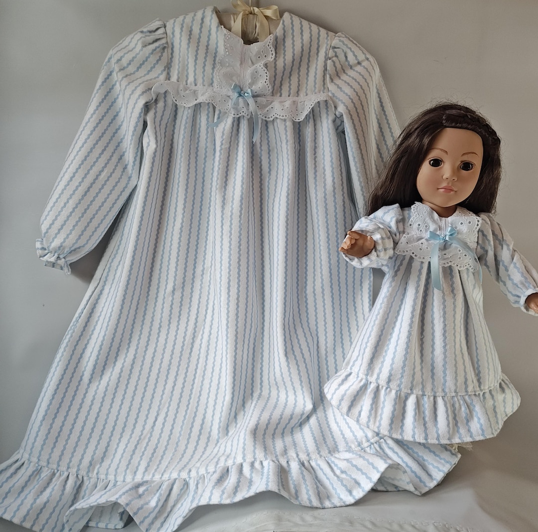 Matching Nightgowns for Your Girl and Her American Girl Doll or and 18 ...
