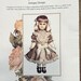 Brown House Dolls Pattern Antique Design 27" to 28" Dress Pattern for ...