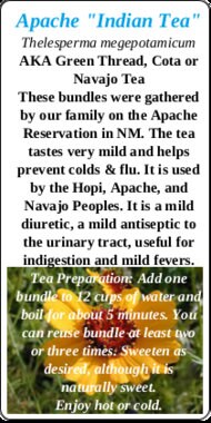 Apache Indian Tea - Etsy