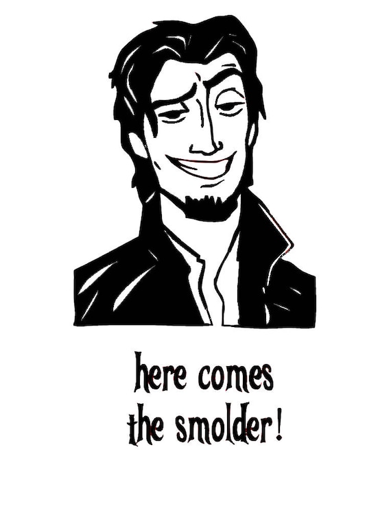 Flynn Rider Smolder Drawing