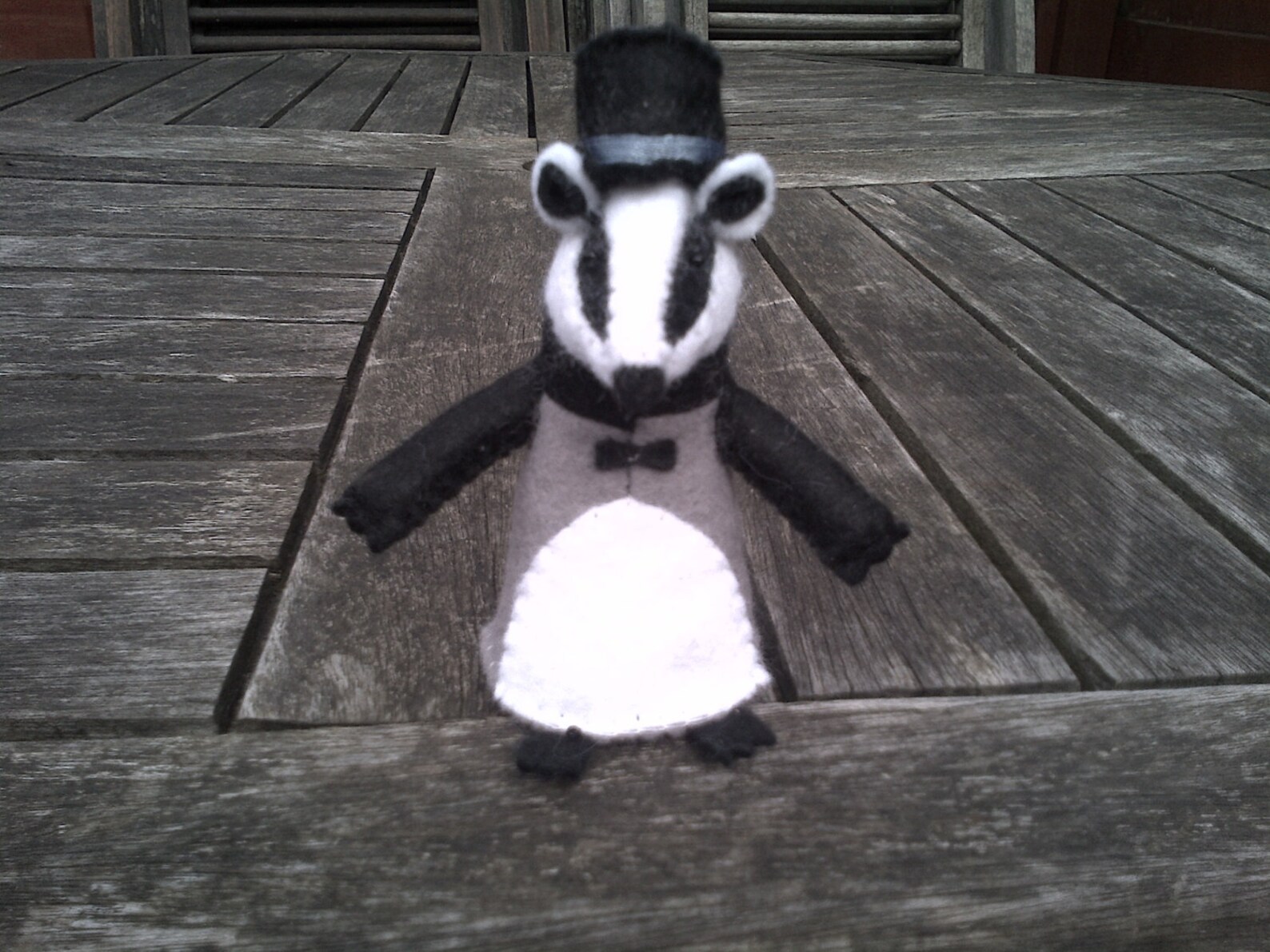Handmade Badger Wedding Cake Topper Felt Made to Order - Etsy