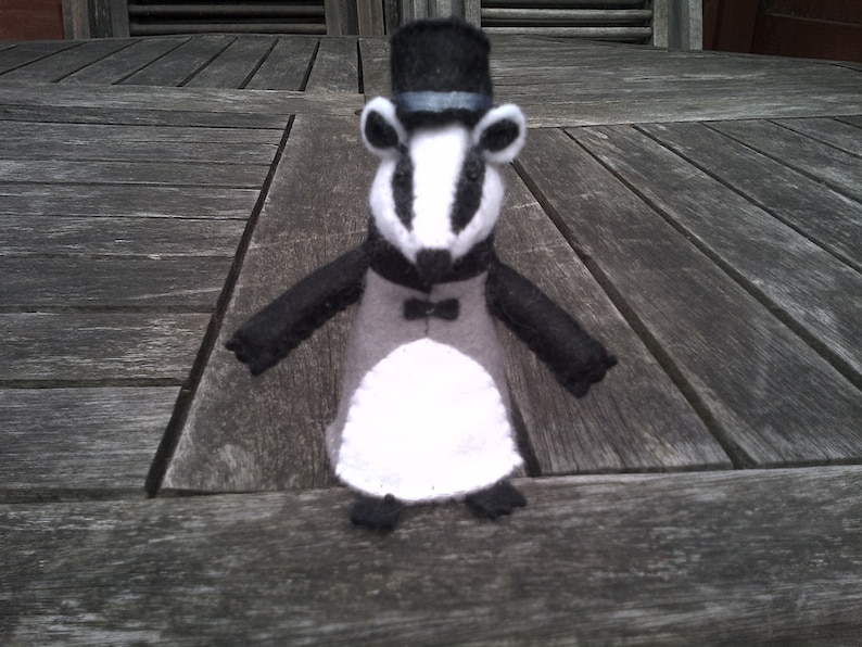 Handmade Badger Wedding Cake Topper Felt - Made to Order - Etsy