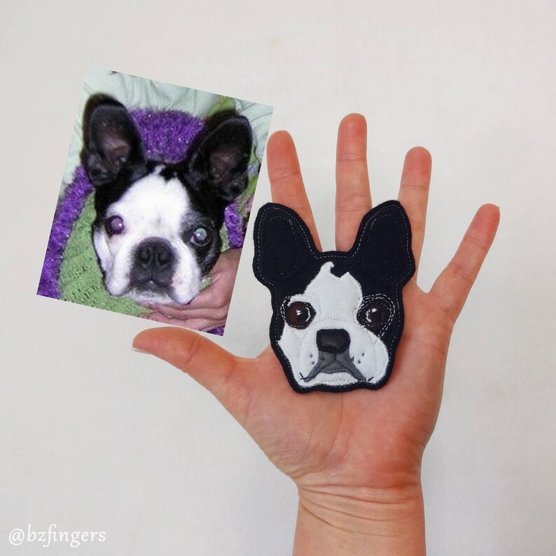 Dog Portrait Patch. Personalized Custom Gift. Textile Art. - Etsy