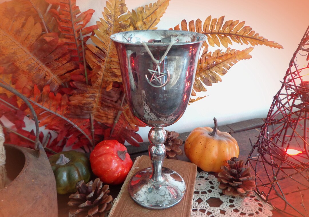 Vintage Altar Chalice Witchcraft Witch Wicca Ceremony Ritual Tool ...
