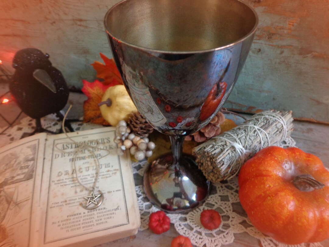 Vintage Altar Chalice ~ Witchcraft Witch Wicca ~ Ceremony Ritual Tool ...