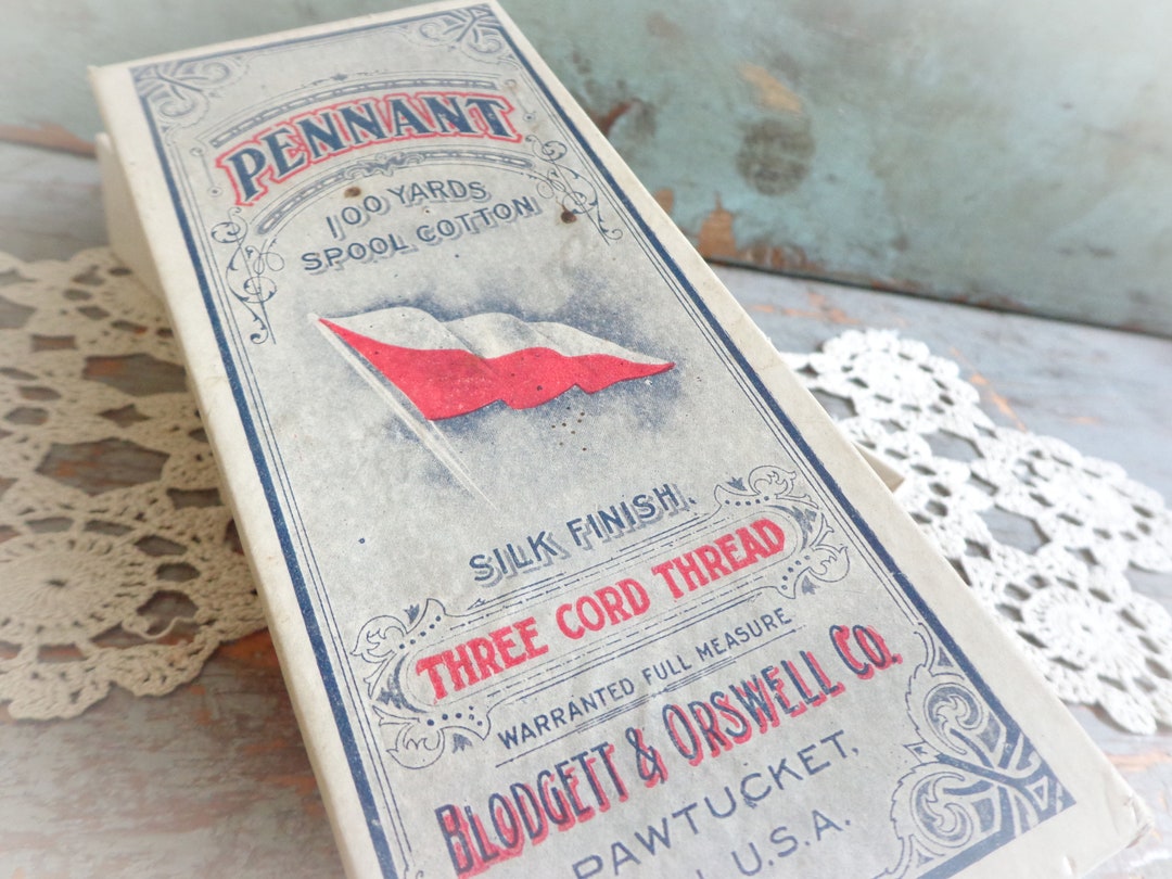 Antique Thread Box ~ 1910 Vintage Sewing ~ Vintage Sewing Notions - Etsy