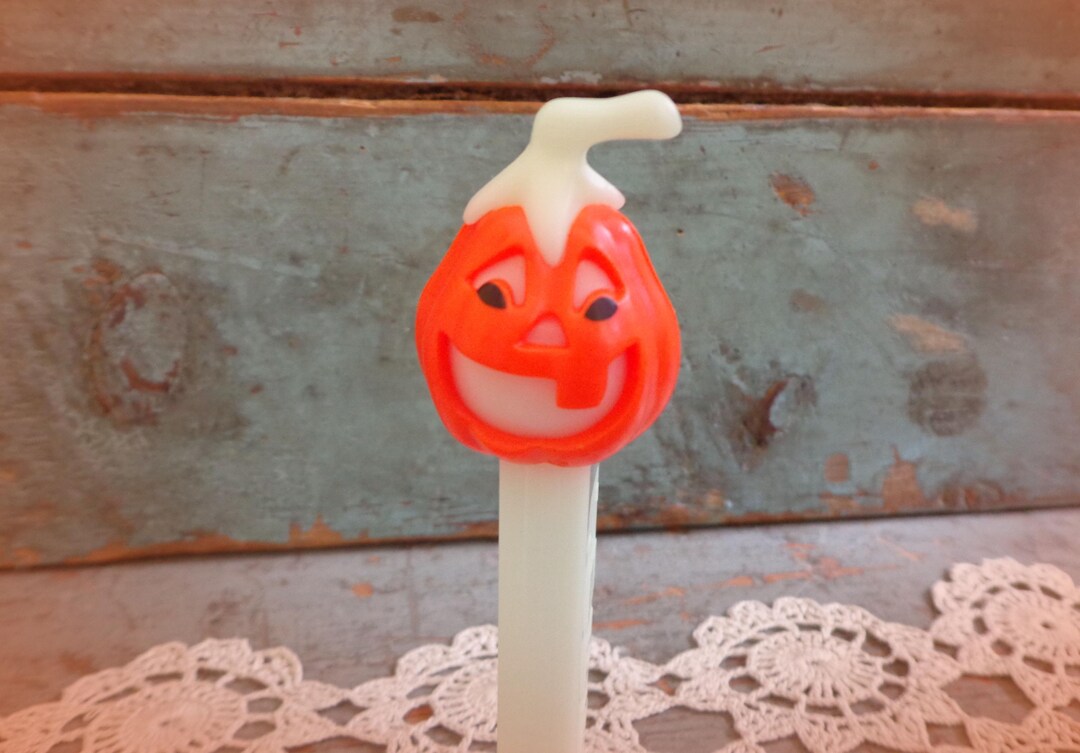 Vintage Pumpkin Pez ~ Jack O'lantern Pez ~ Halloween Candy Dispenser ...