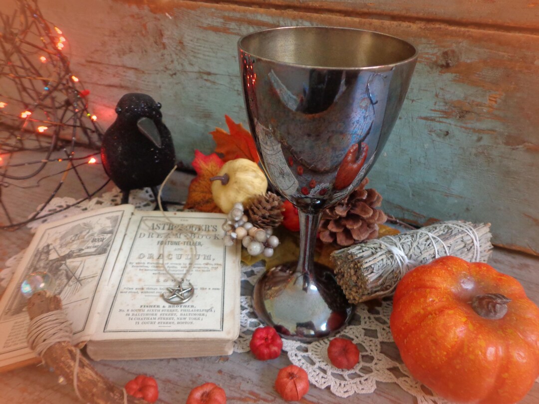 Vintage Altar Chalice ~ Witchcraft Witch Wicca ~ Ceremony Ritual Tool ...