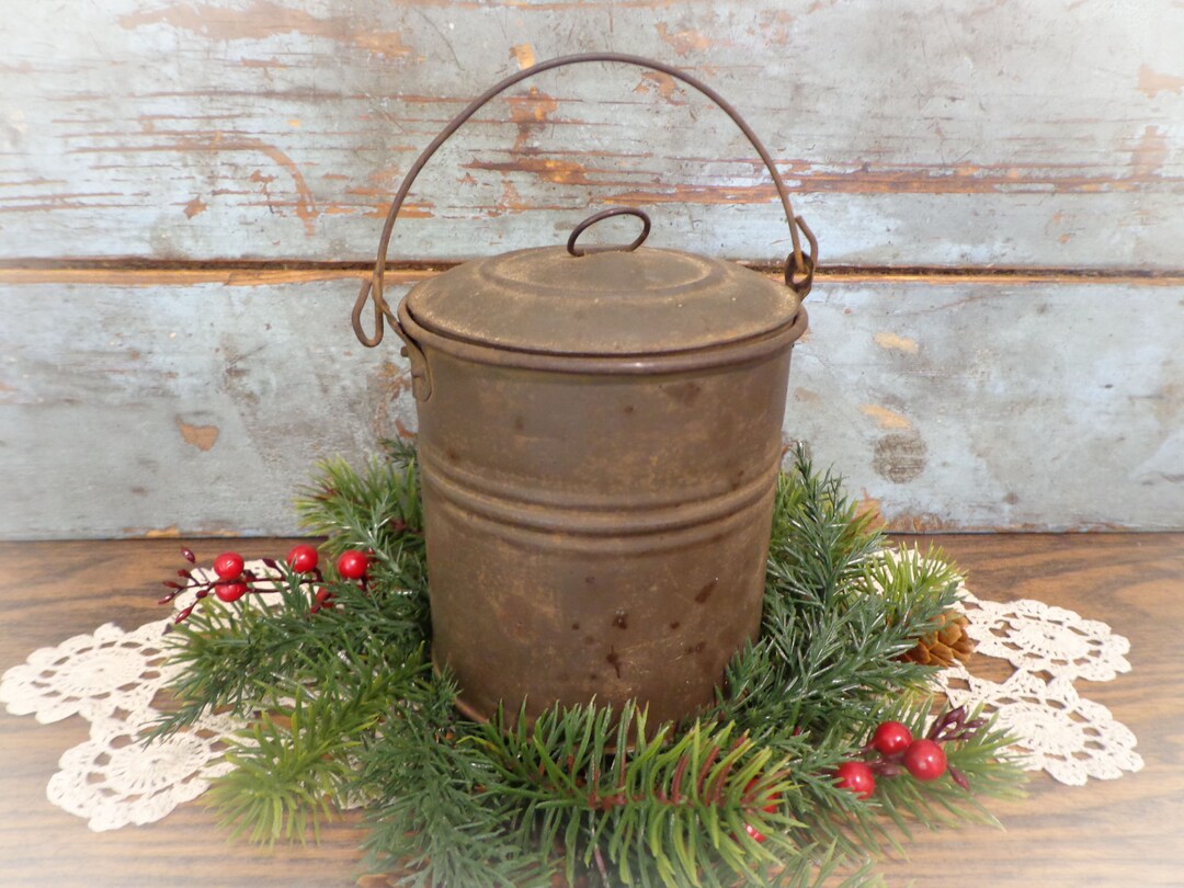 Vintage Berry Pail Farmhouse Kitchen Decor - Etsy